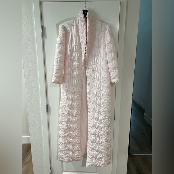 Dior | Intimates & Sleepwear | Dior Light Pink Quilted Robe | Poshmark